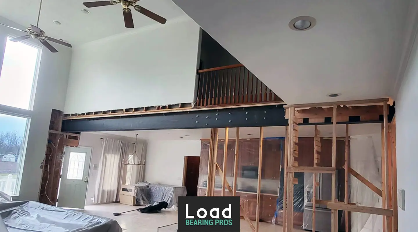 How to Support a Second Story After Removing a Load-Bearing Wall ...